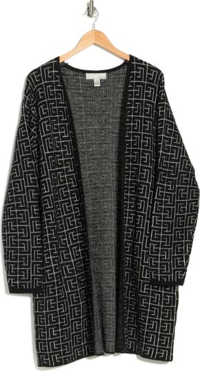 BY DESIGN Randee Open Patterned Cardigan | Nordstromrack