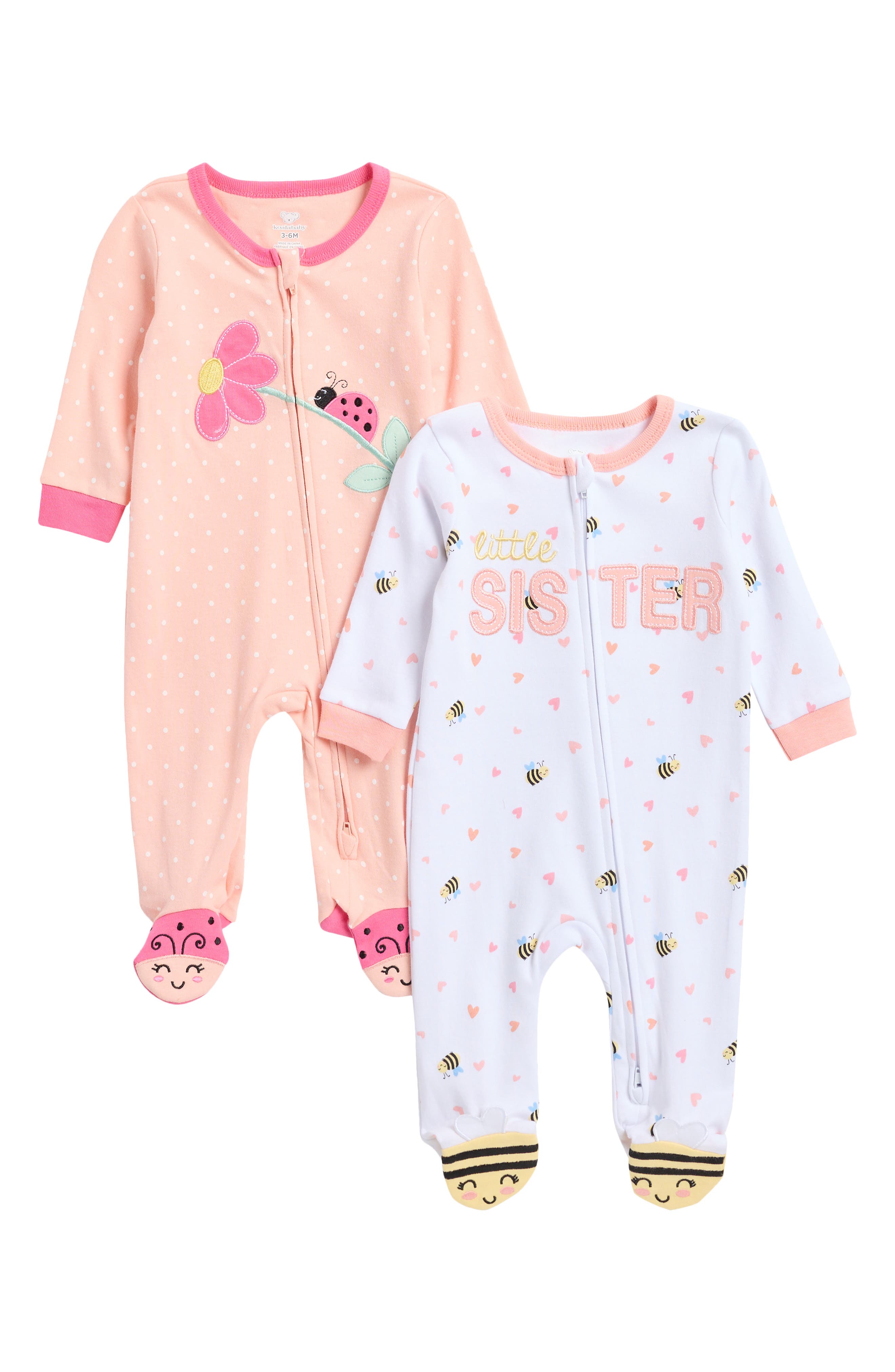 KOALA BABY 2-Pack Fitted Pajamas | Nordstromrack