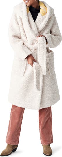 Faherty Wonderland High Pile Fleece Coat | Nordstromrack