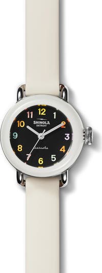 Shinola Pee Wee Silicone Strap Watch, 25mm | Nordstromrack