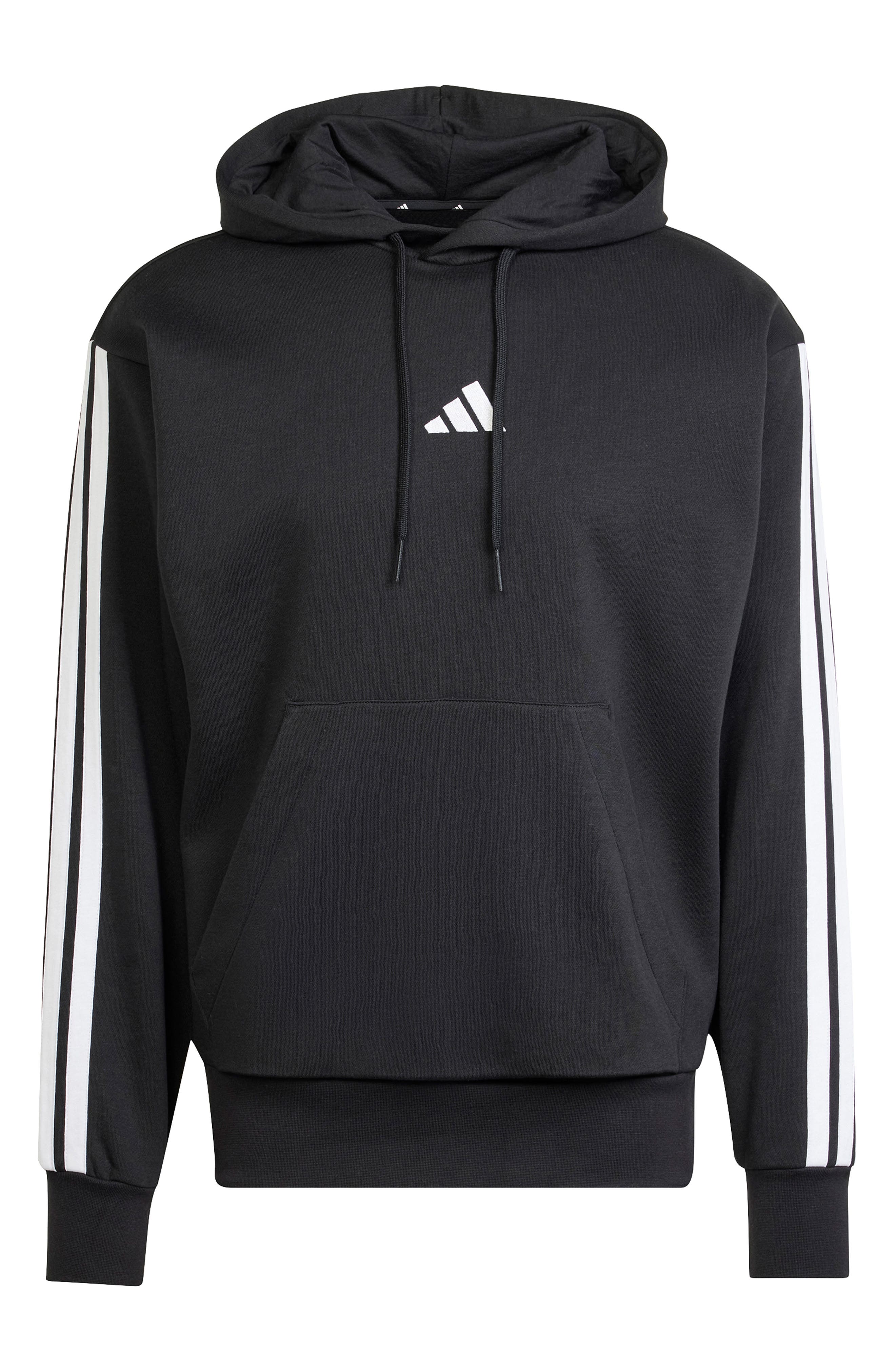 adidas Essential 3-Stripes Fleece Hoodie | Nordstromrack
