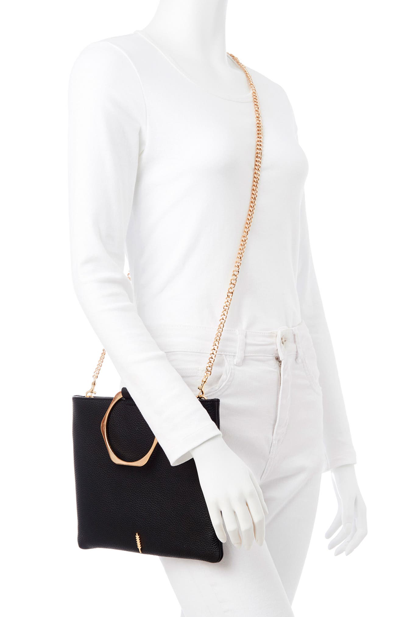 Thacker Le Pouch Hexagon Handle Leather Crossbody Bag | Nordstrom
