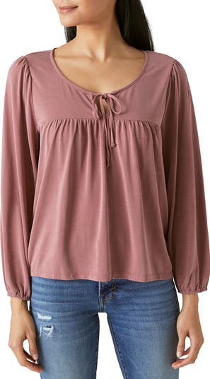 Lucky Brand Tie Front Top | Nordstromrack