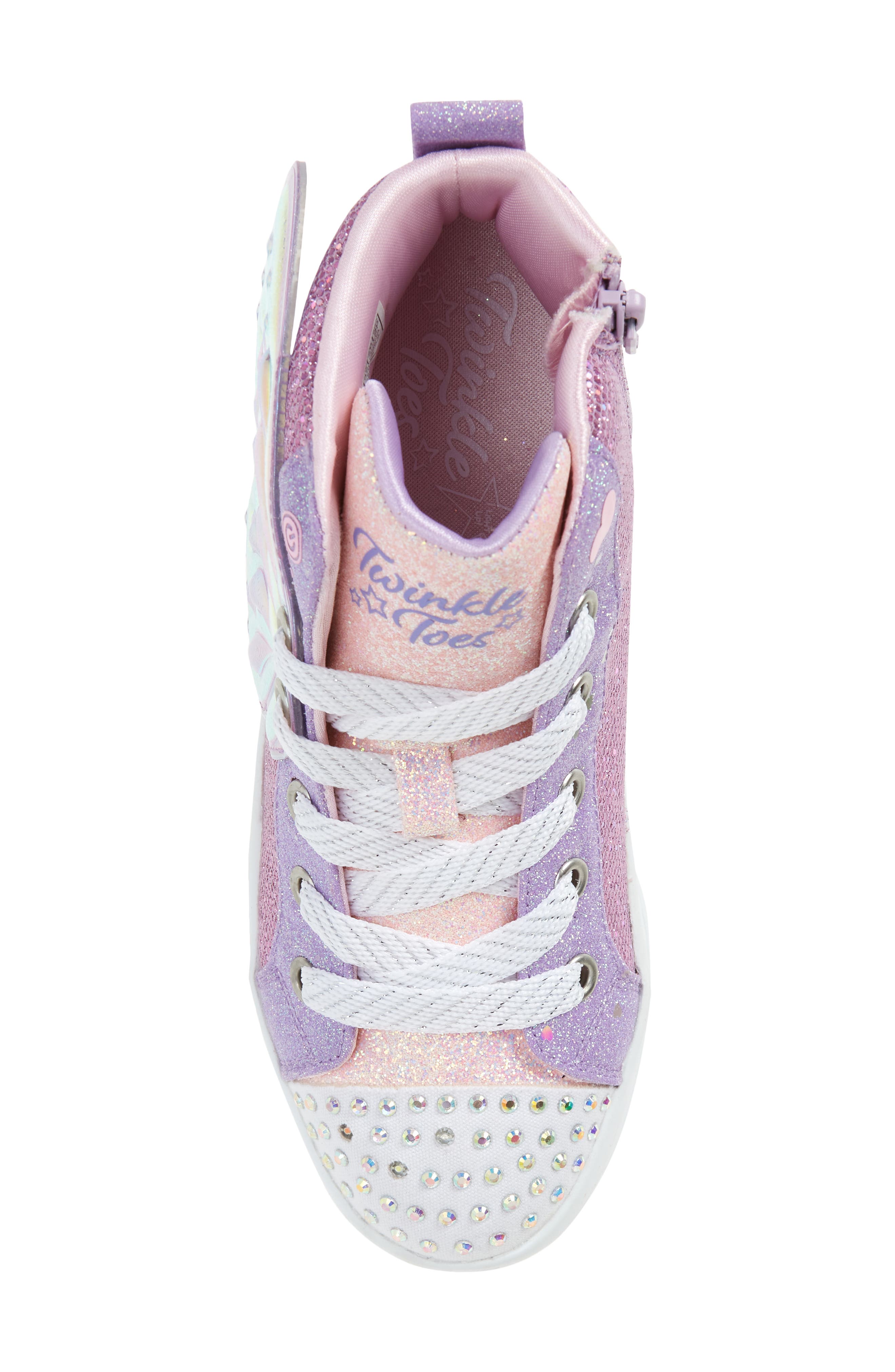 SKECHERS Twinkle Toes® Twi-Lites 2.0 Butterfly Wishes Light-Up High Top ...