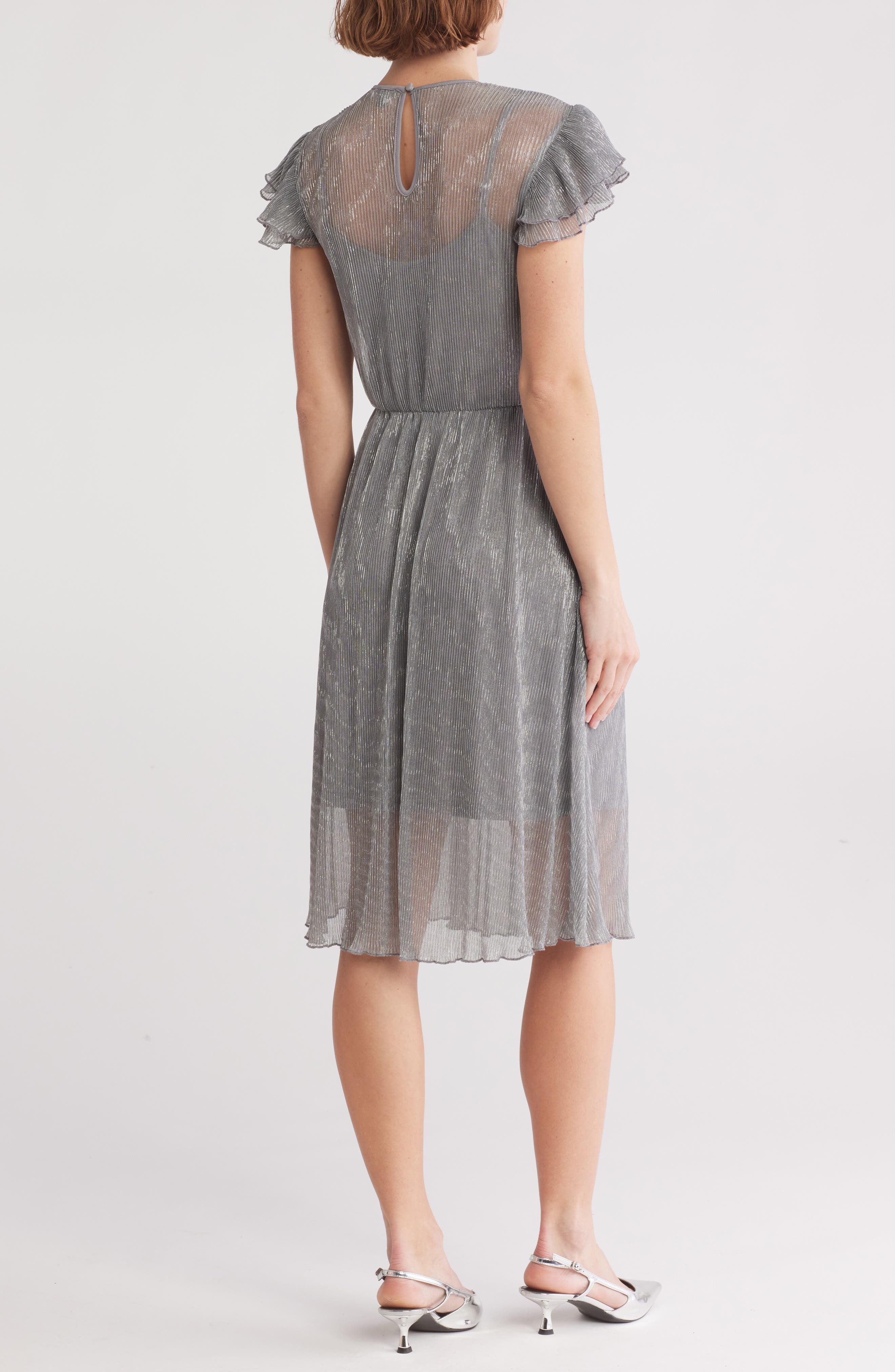 WISHLIST Short Sleeve Sparkle Dress | Nordstromrack