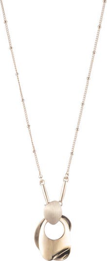 Carolee Designs Golden Hour 18" Small Layered Pendant Necklace ...
