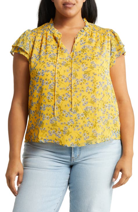 Tie Neck Plus Size Tops For Women Nordstrom