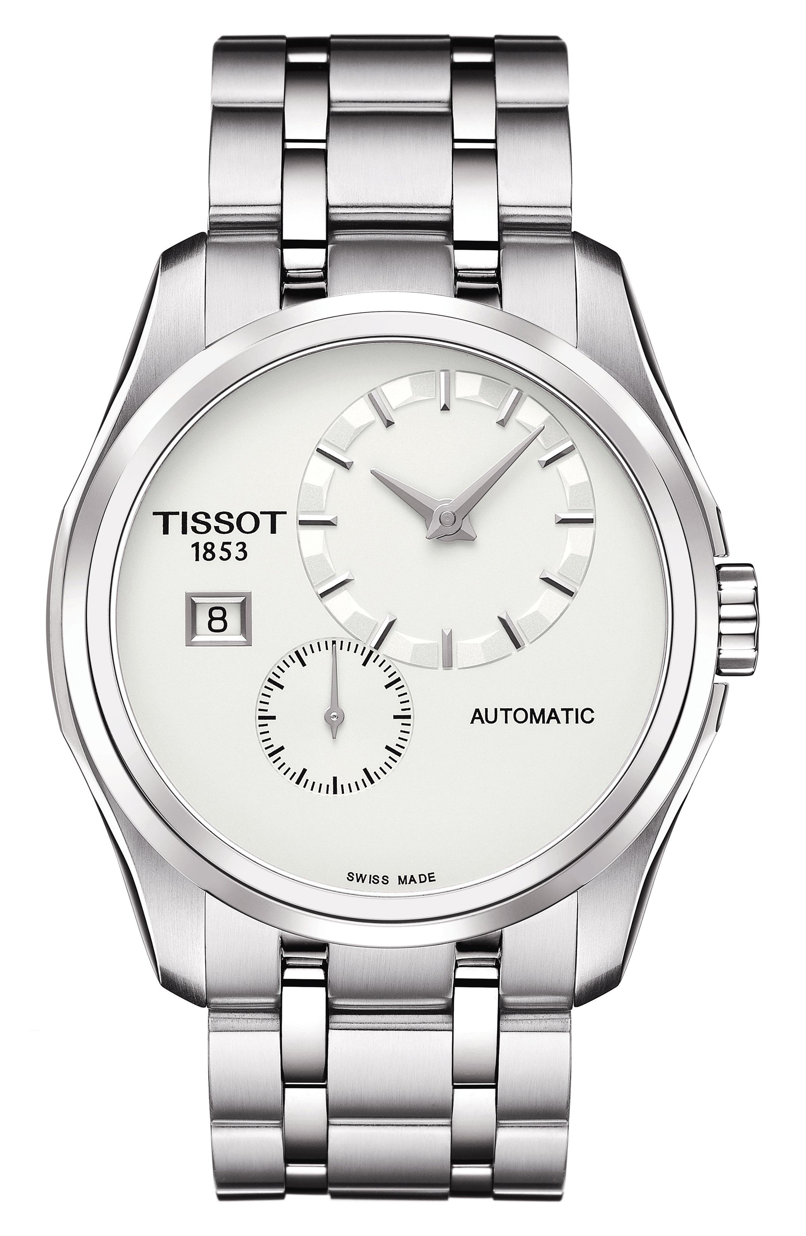 Tissot Men's Couturier Automatic Bracelet Watch, 39mm | Nordstromrack