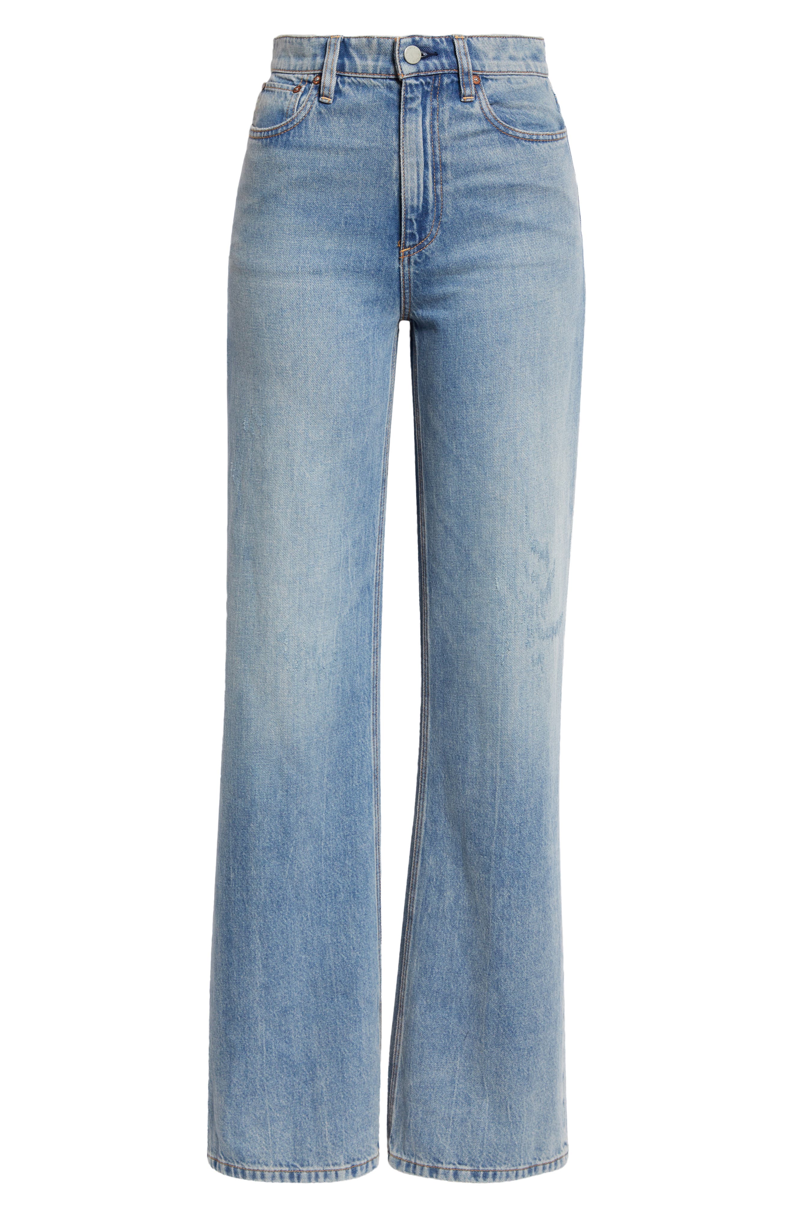 Alice + Olivia Weezy Wide Leg Jeans | Nordstrom
