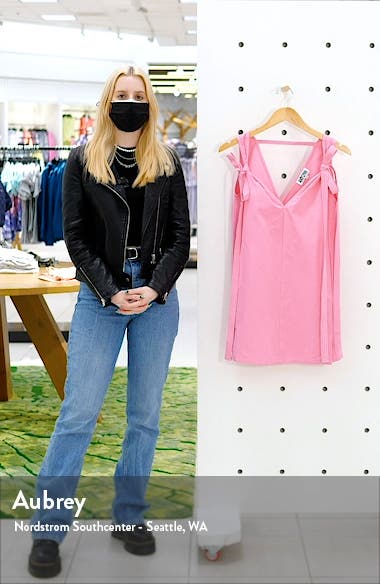 Amy Lynn V-Neck Shift Minidress | Nordstrom