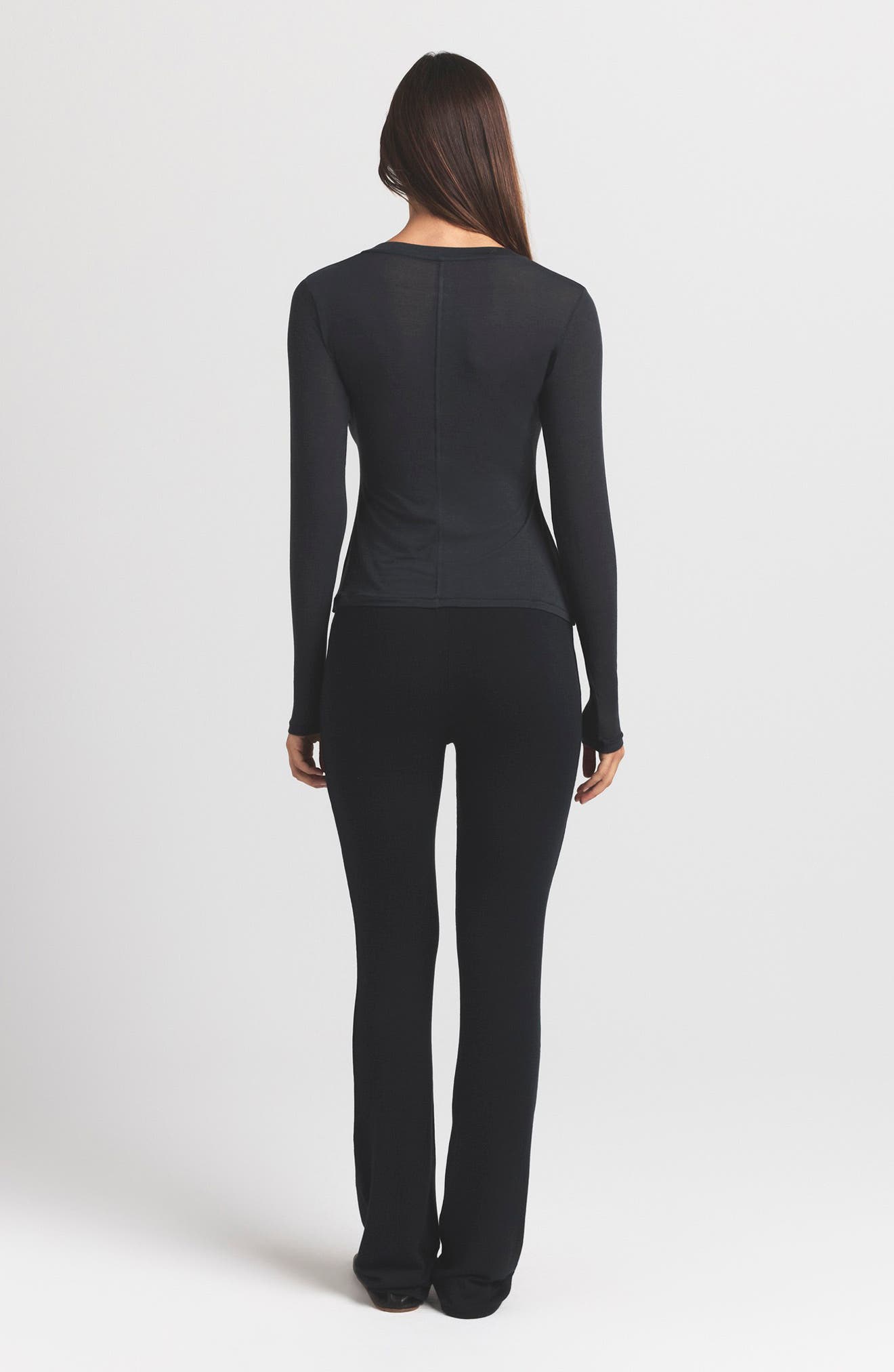 SKIMS Sheer Modal Henley | Nordstrom