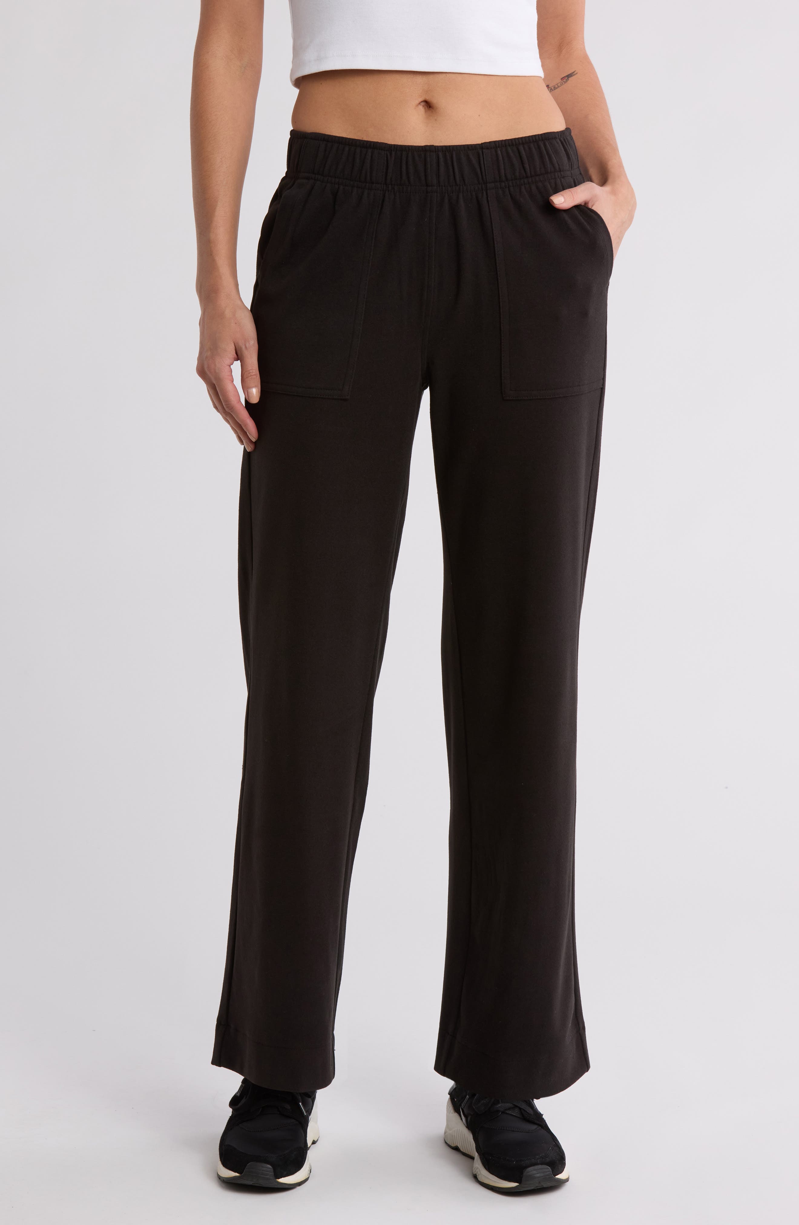 90 DEGREE BY REFLEX Daisy Wide Leg Pull-On Pants | Nordstromrack