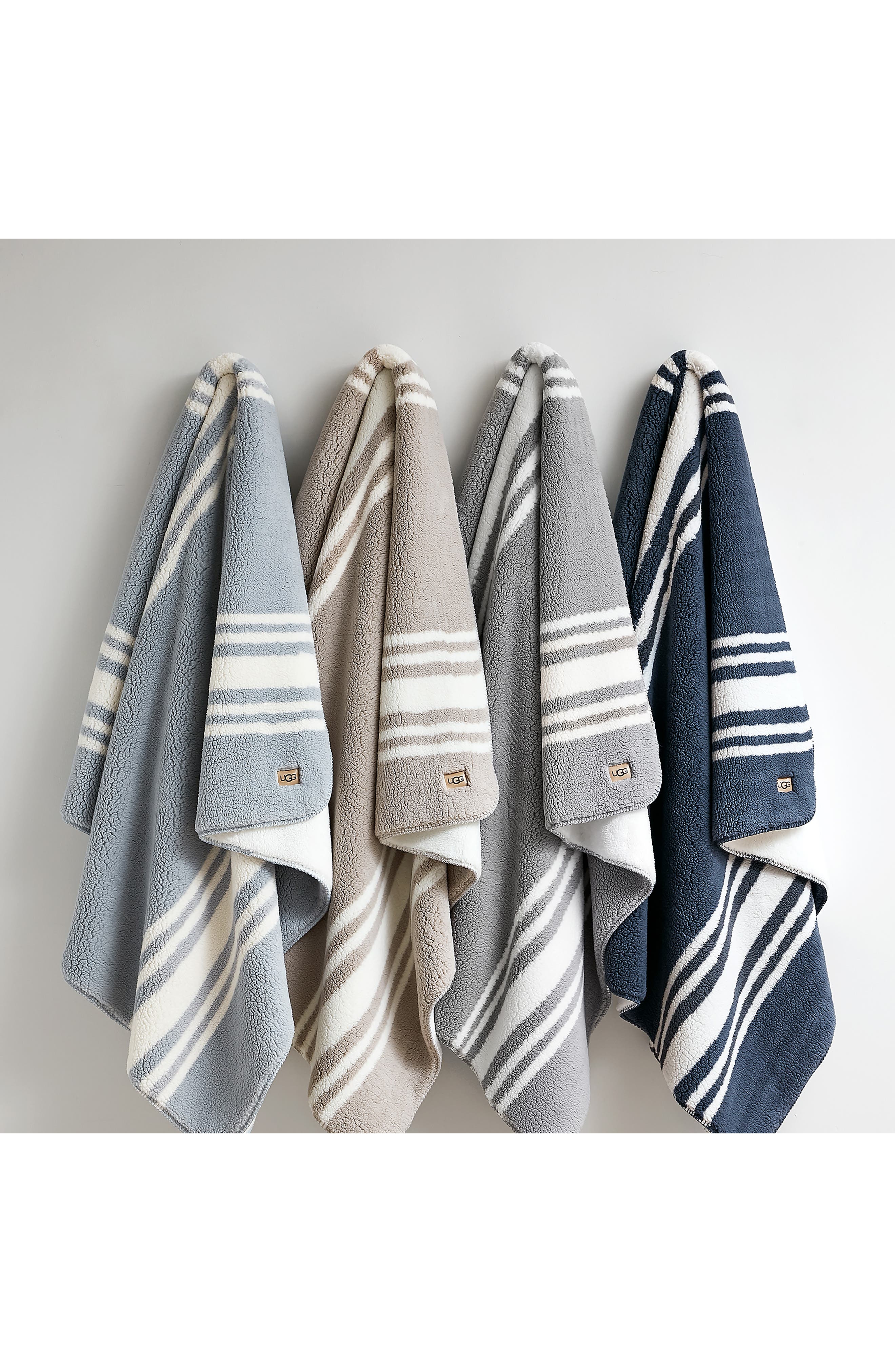 UGG® Jayleen Faux Shearling Throw Blanket | Nordstromrack