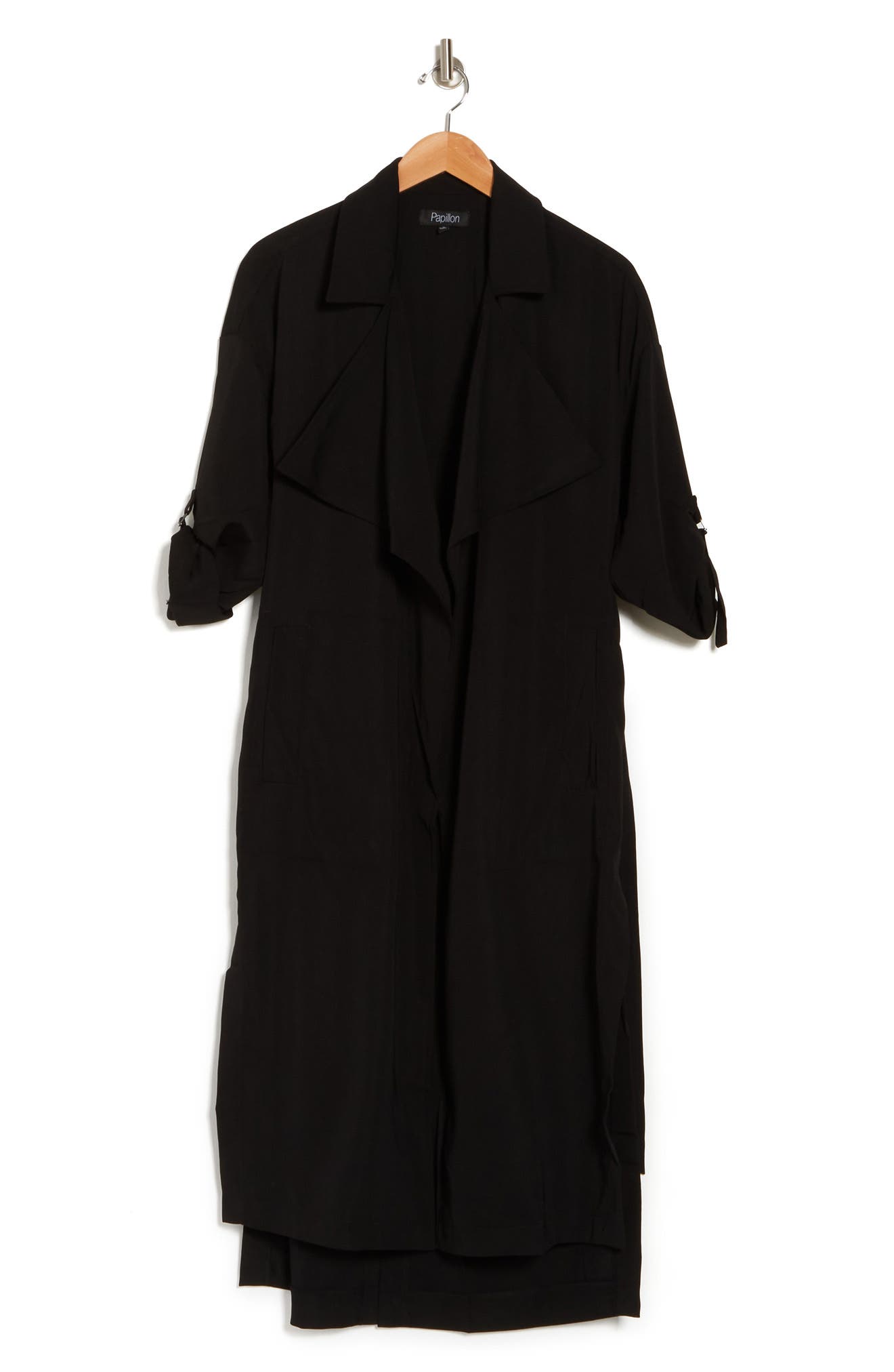 Long Cuffed Sleeve Trench Coat (Women) | Nordstromrack