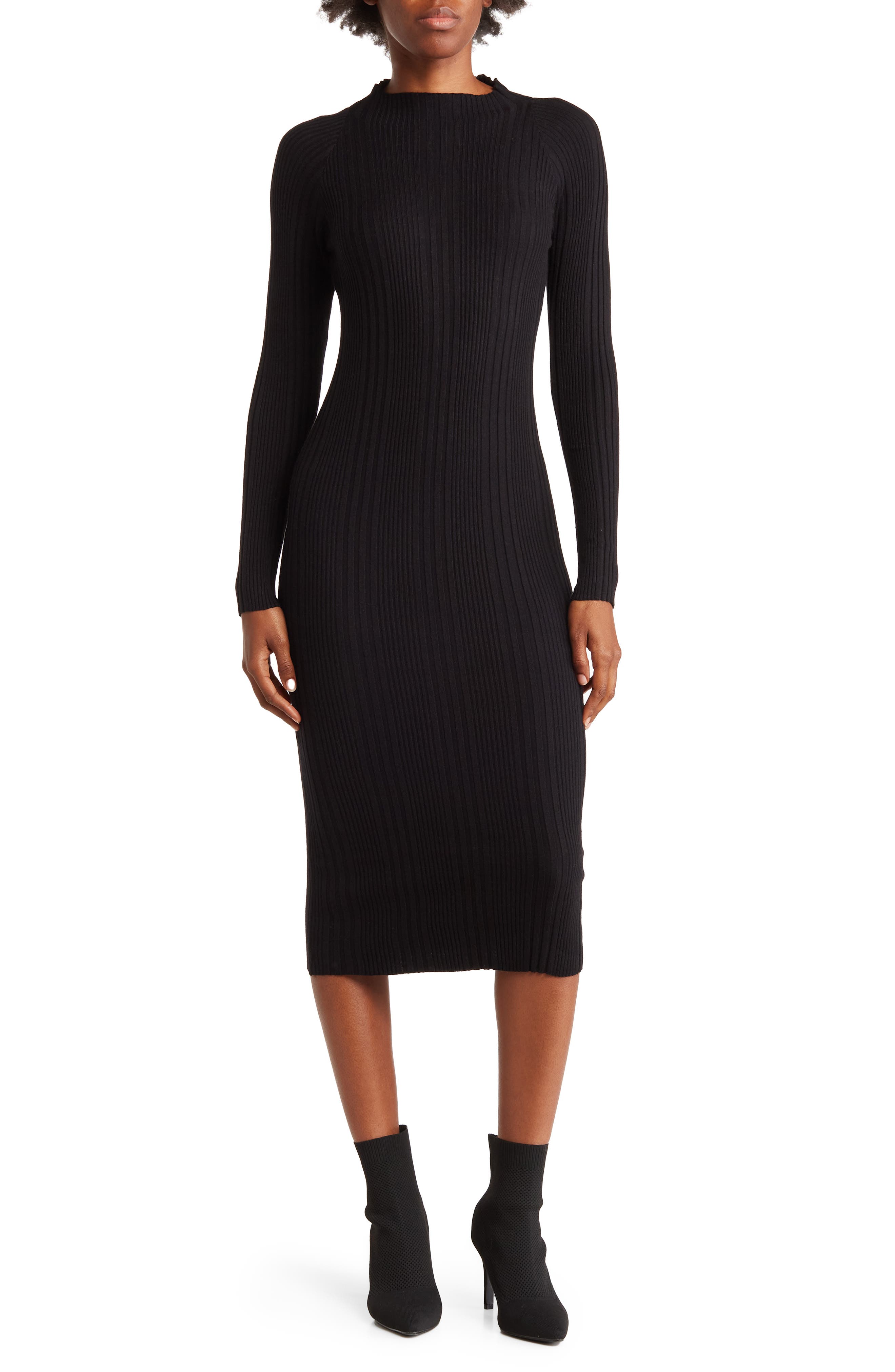 STITCHDROP Gateway Ribbed Midi Dress | Nordstromrack
