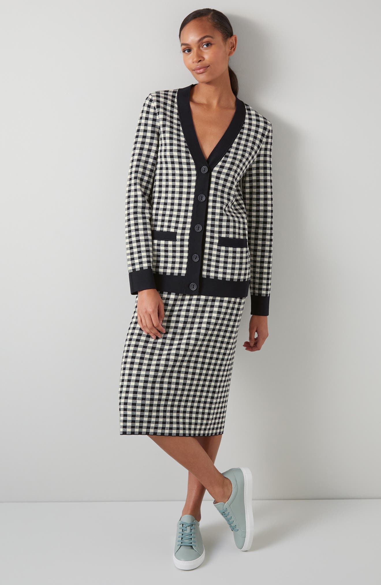 LK Bennett Lea Check Skirt | Nordstromrack