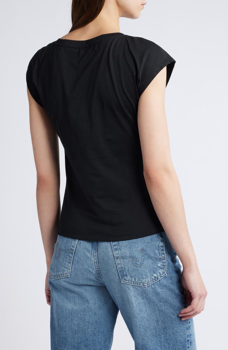 Pixie Market Olympia Twist Accent Cotton T-Shirt | Nordstromrack