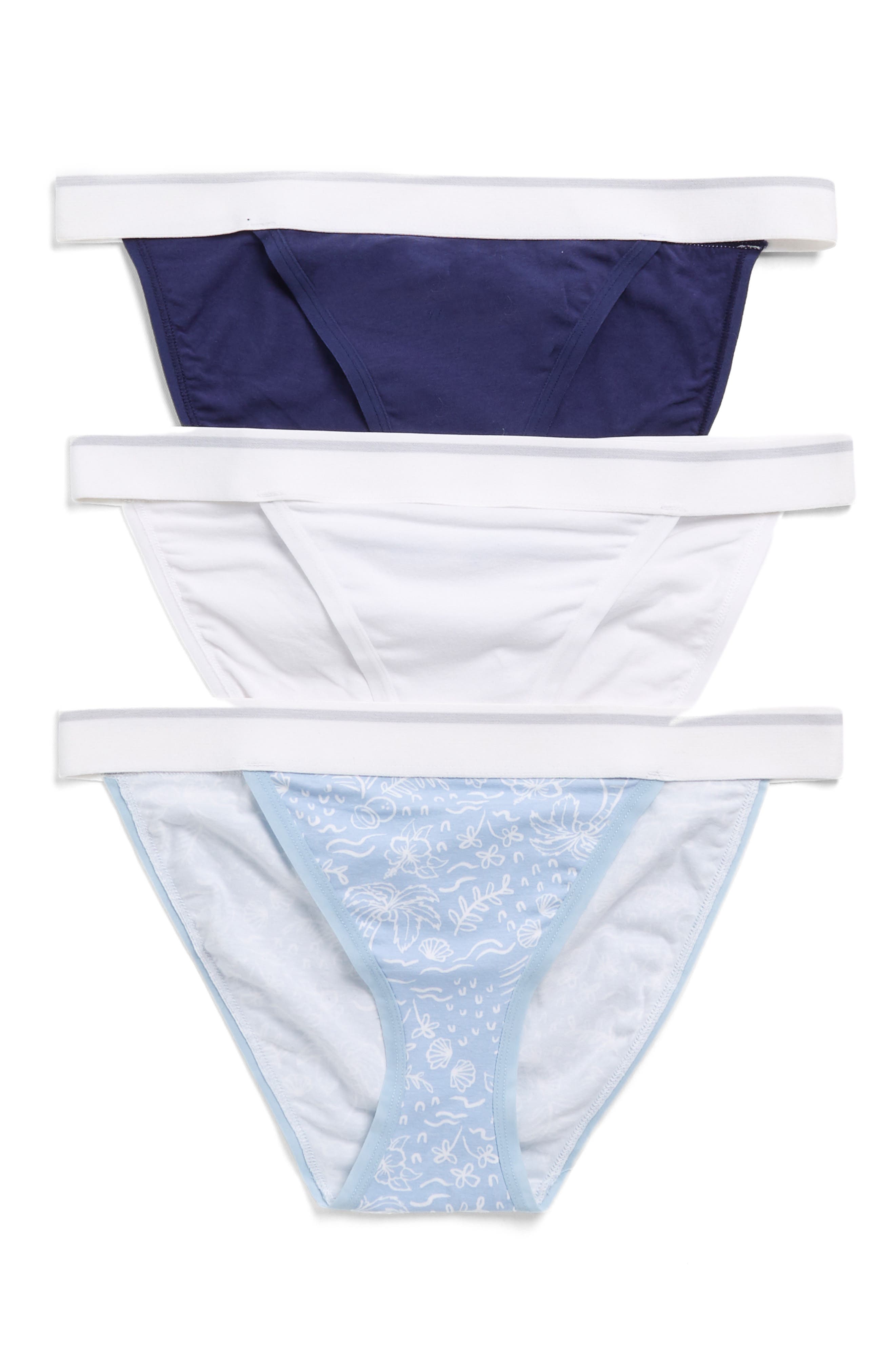 Abound Parker String Assorted 3-Pack Bikini Briefs | Nordstromrack
