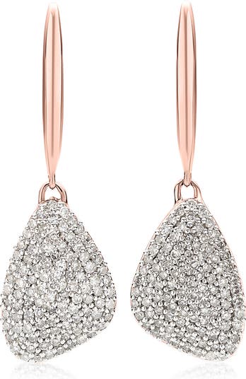 Monica Vinader Nura Teardrop Diamond Earrings | Nordstromrack
