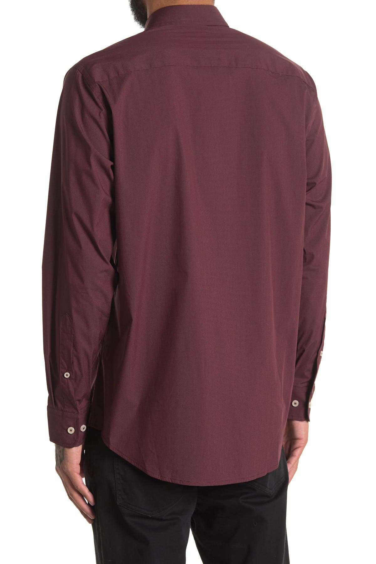 Cole Haan Spread Collar Long Sleeve Sport Shirt | Nordstromrack