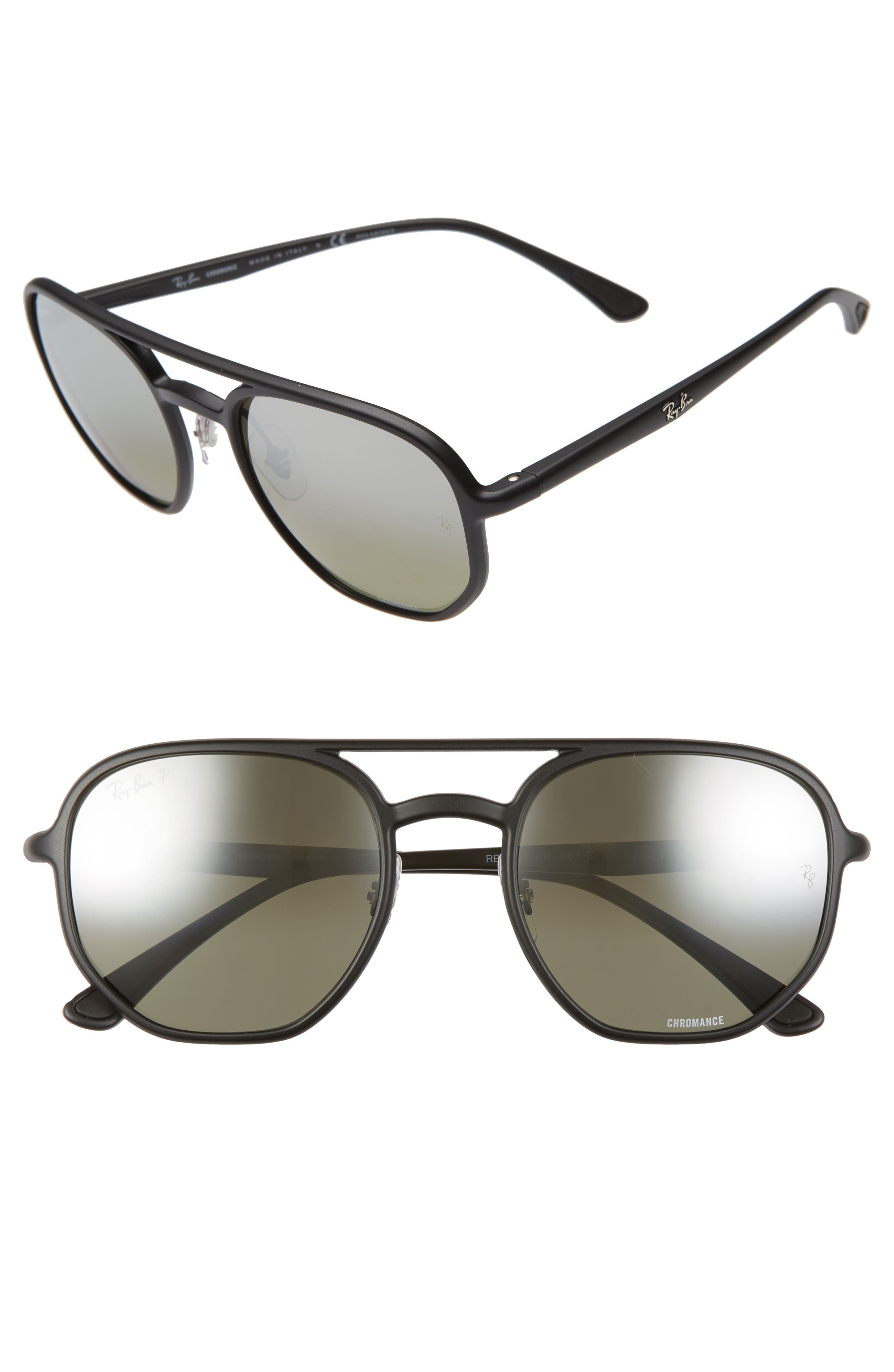 Ray-Ban 53mm Chromance Polarized Aviator Sunglasses | Nordstrom