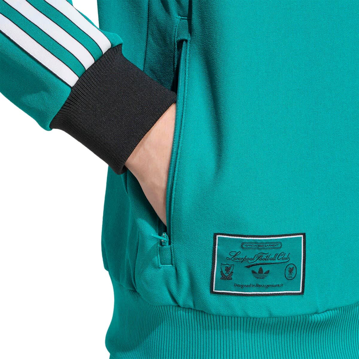 adidas Men's adidas Green Liverpool Terrace Icons Full-Zip Track Jacket ...