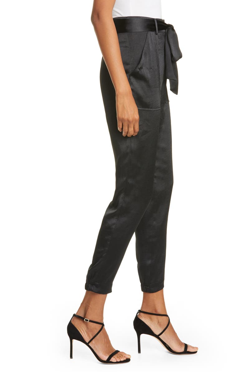 Brochu Walker Tide Hammered Satin Ankle Pants | Nordstrom