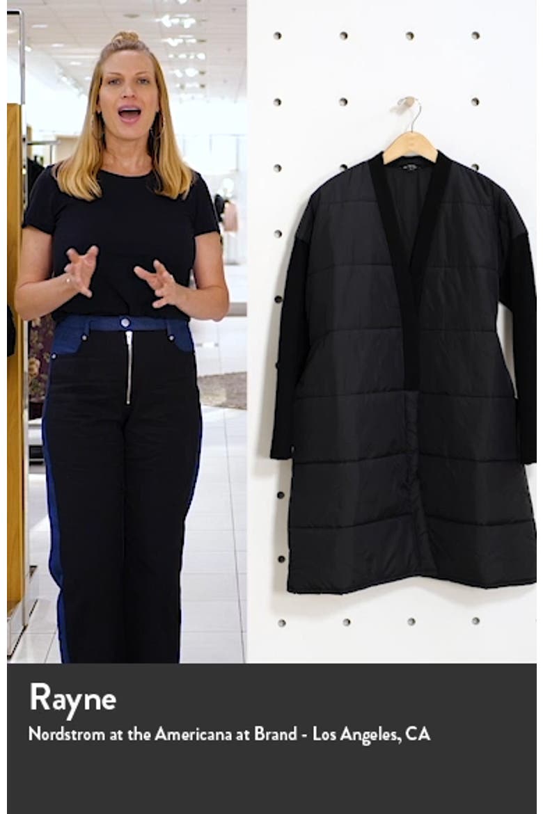 Recycled Nylon & Boiled Wool Coat (Women) | Nordstromrack