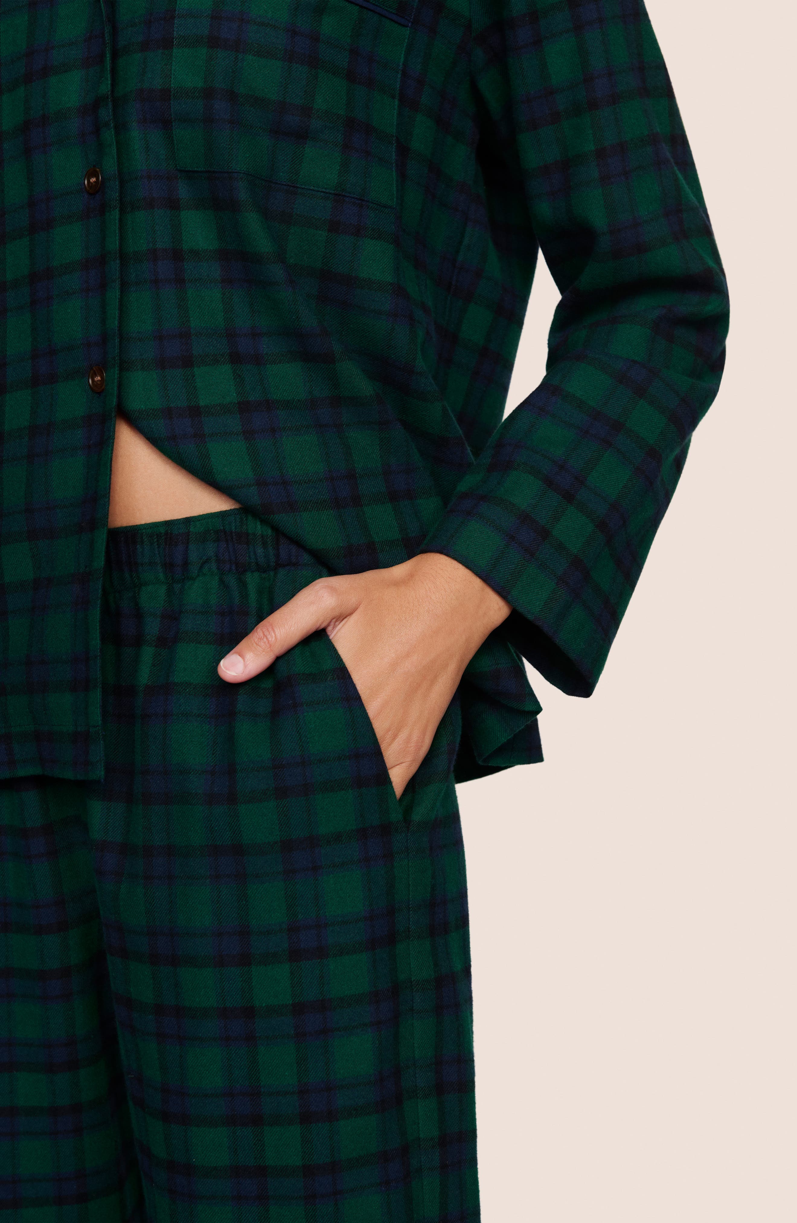 Eberjey Plaid Cotton Flannel Pajamas | Nordstrom