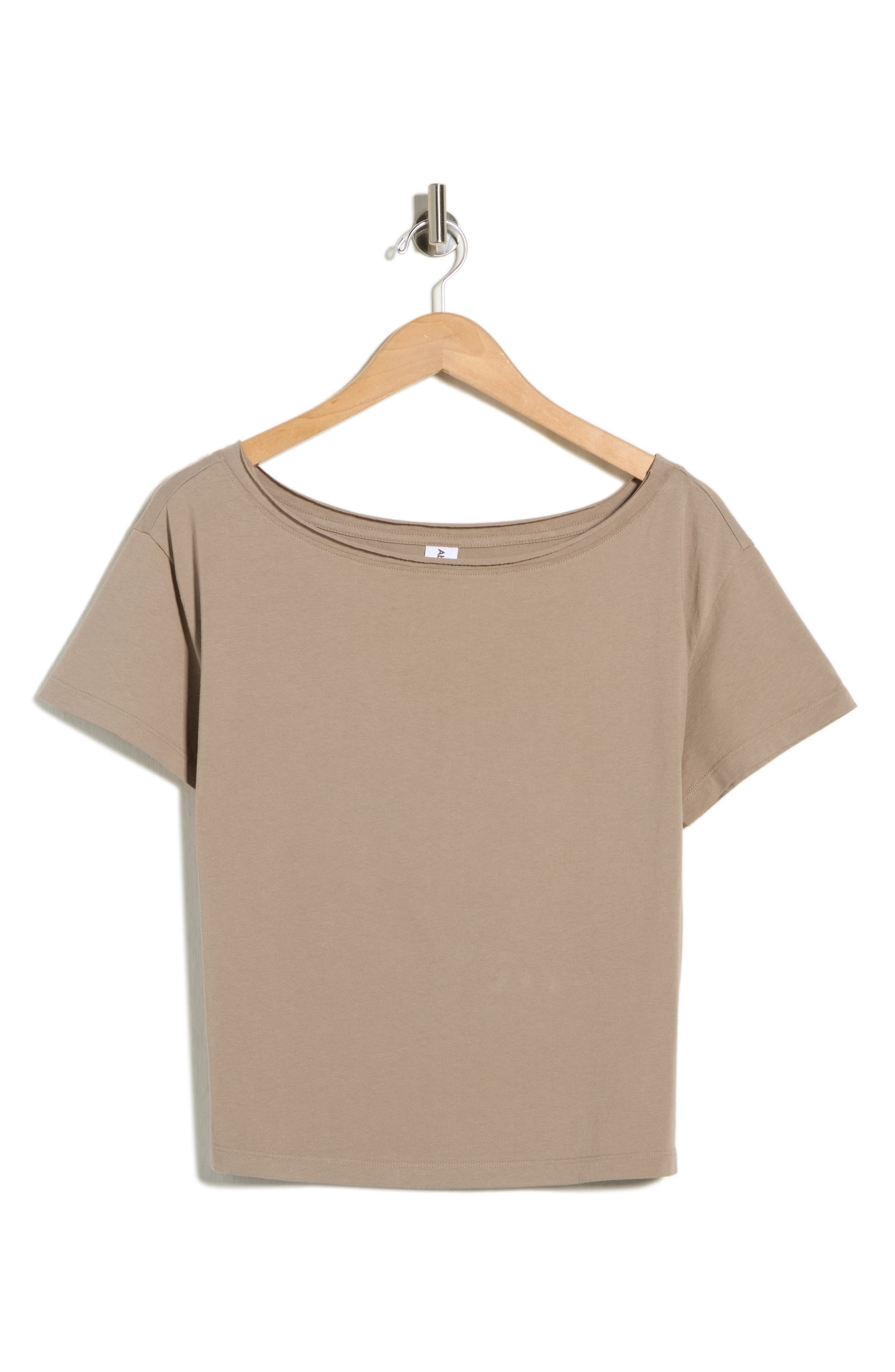 Abound Slashed Neck Relaxed Short Sleeve T-Shirt | Nordstromrack