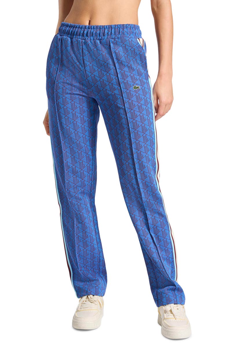 Lacoste Logo Monogram Stripe Track Pants | Nordstromrack