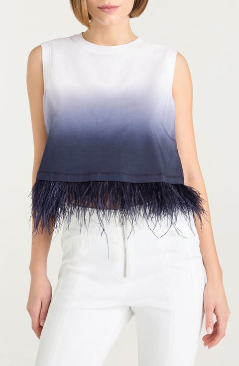 Women's Feather Tops | Nordstrom