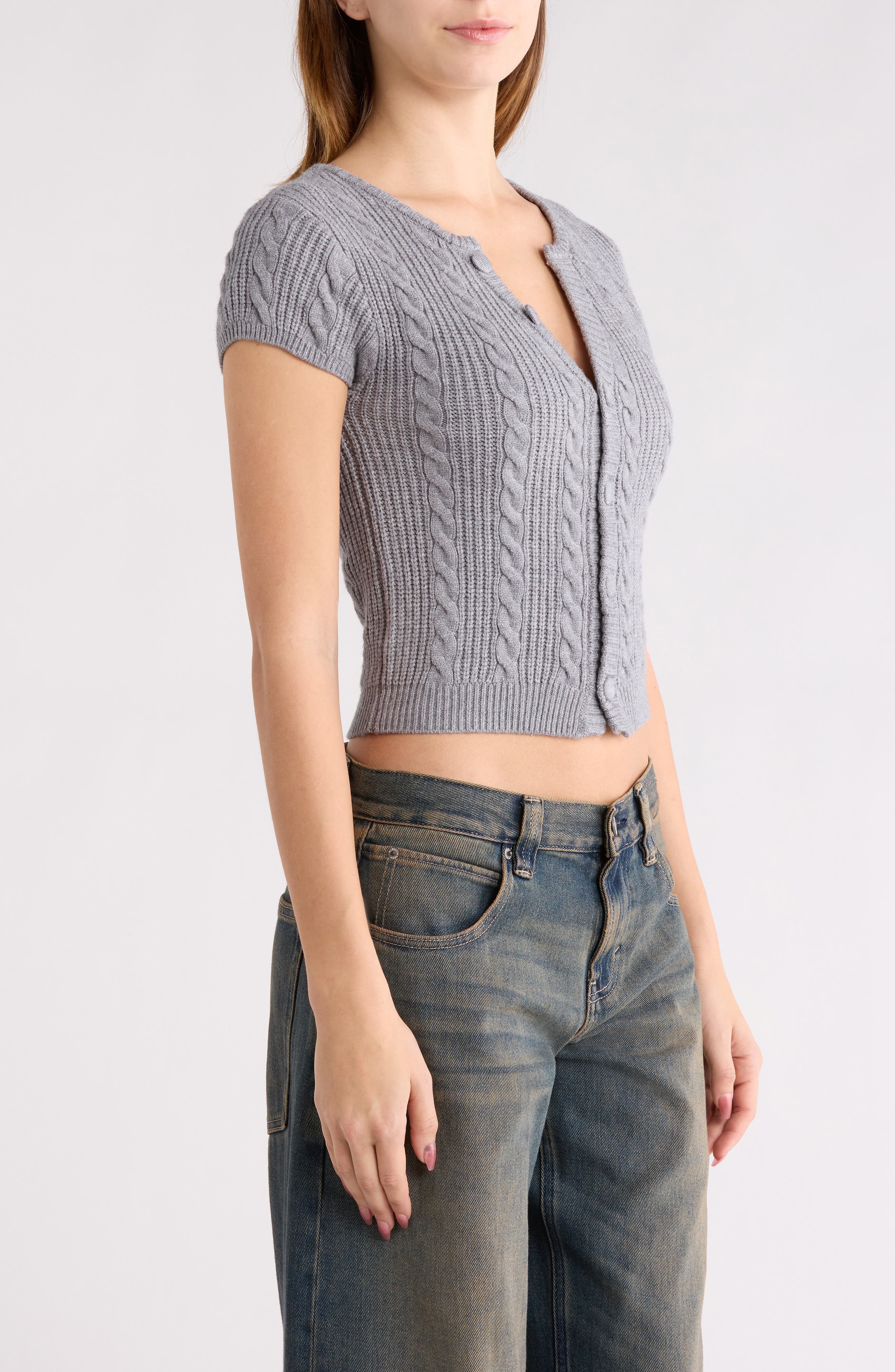 PacSun Liana Cable Cardigan | Nordstromrack