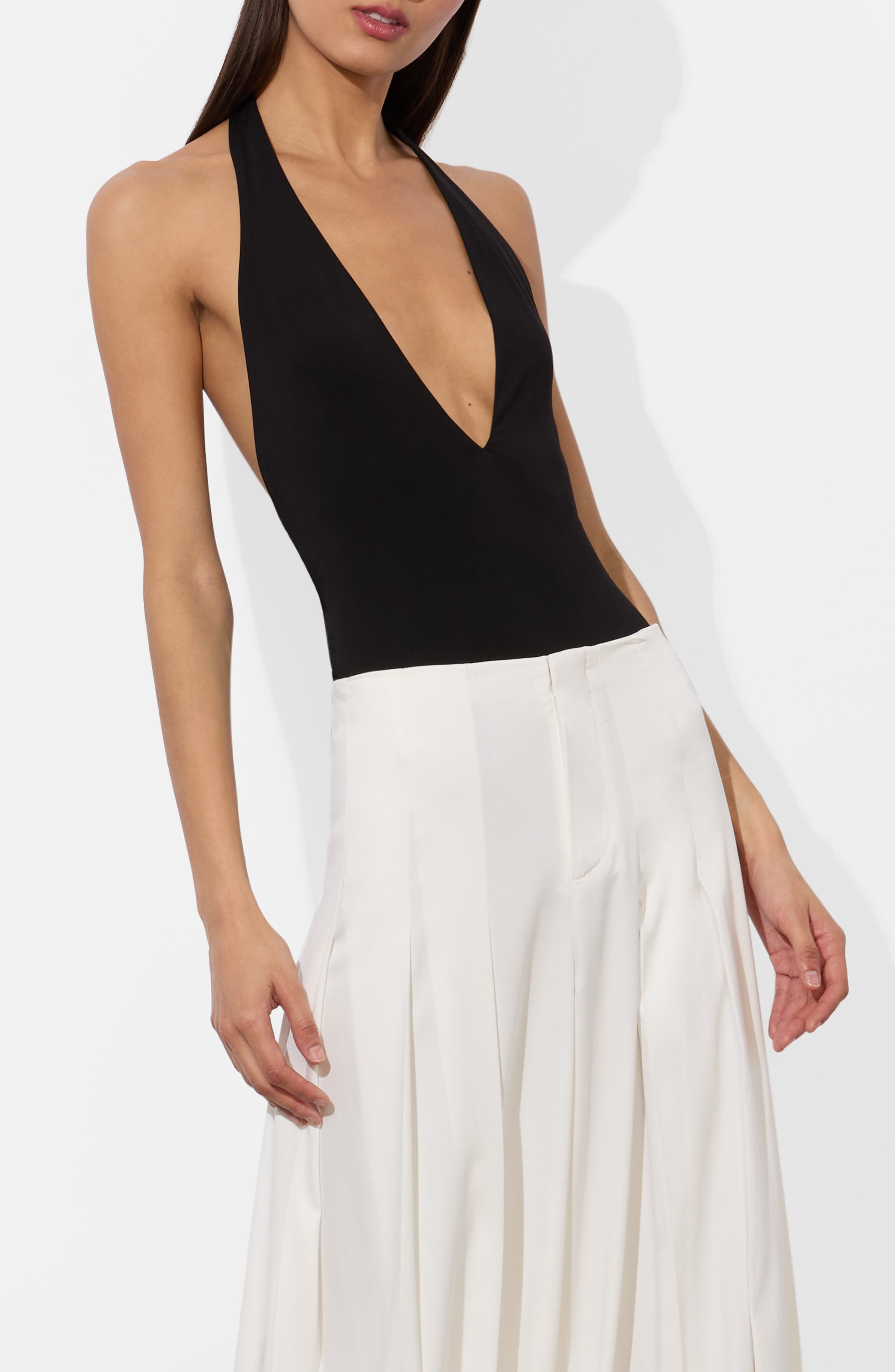 Pippa Plunge Halter Bodysuit (Women) | Nordstromrack