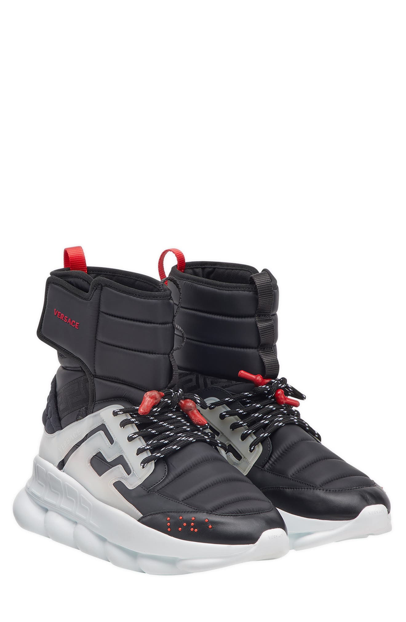 Versace Chain Reaction High Top Sneaker (Men) | Nordstrom