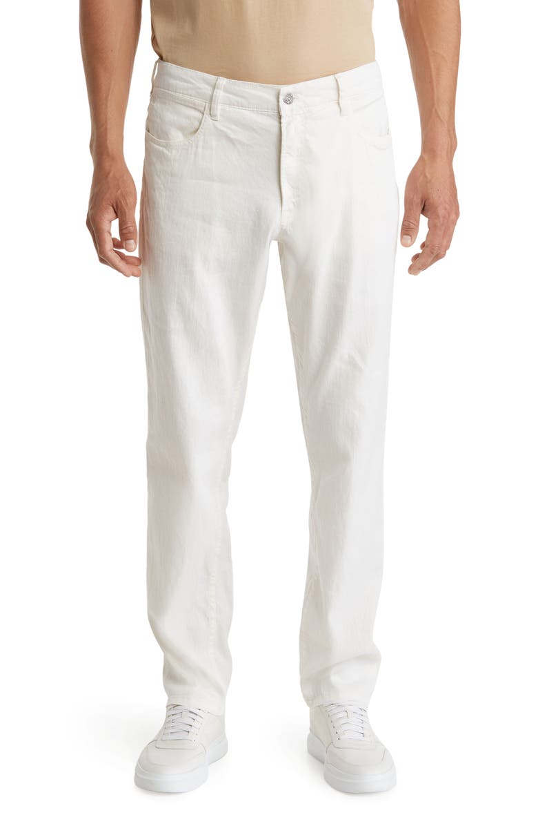 Ralph Lauren Purple Label Slim Fit Linen & Cotton Five-Pocket Pants ...