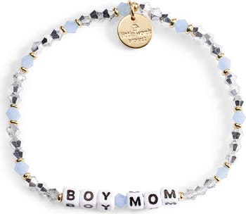 Little Words Project Boy Mom Beaded Stretch Bracelet Nordstrom