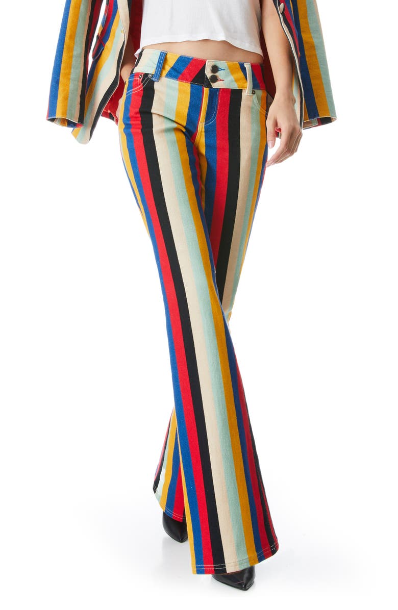 Alice + Olivia Stacey Low Rise Bell Bottom Pants | Nordstromrack
