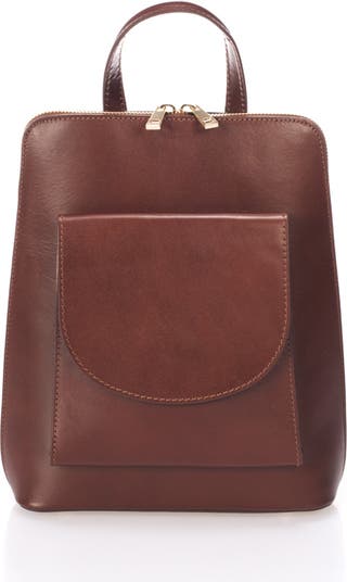 MASSIMO CASTELLO Polished Leather Backpack | Nordstromrack