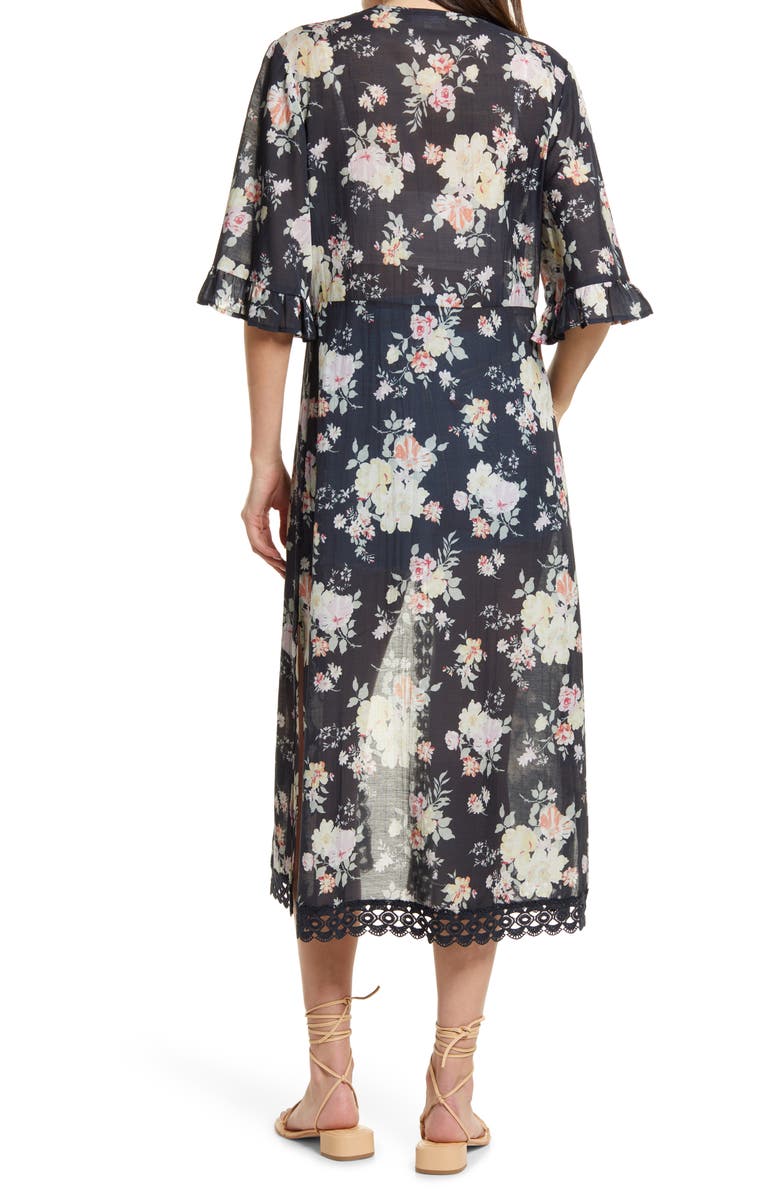 NFC HOME New Friends Colony Bouquet Lace Edge Duster | Nordstromrack