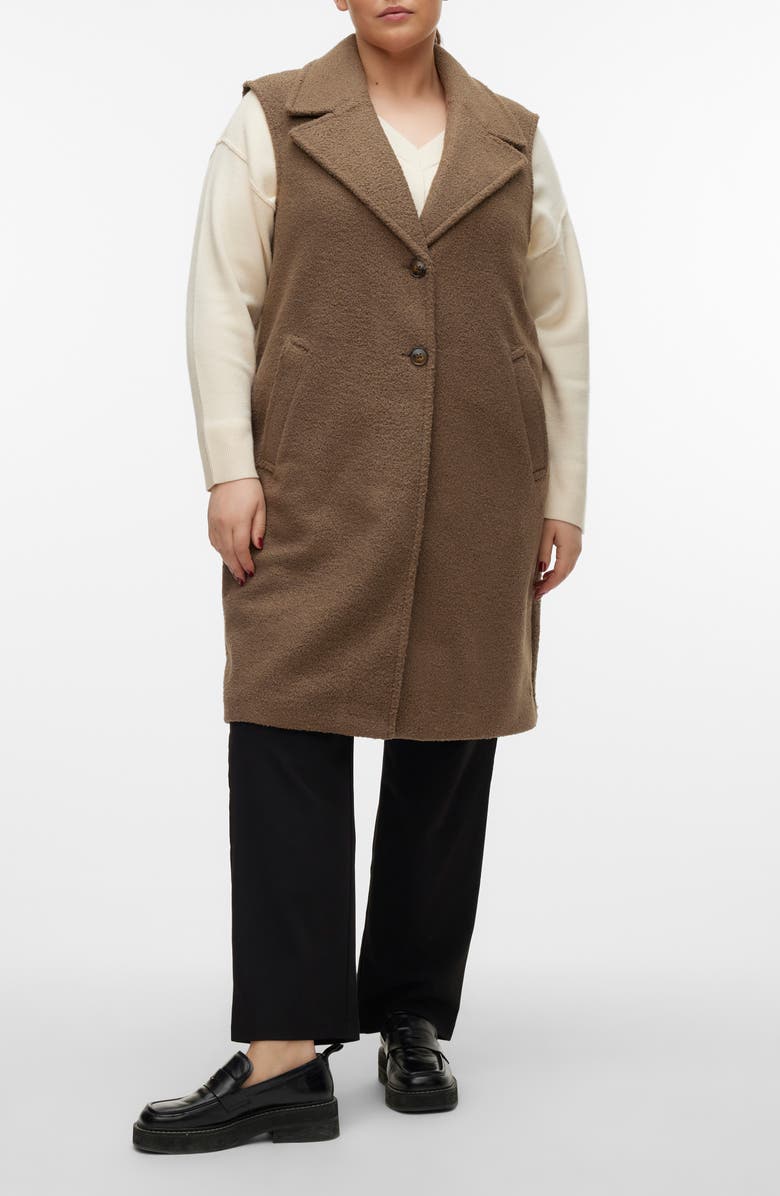 VERO MODA CURVE Sally Long Vest | Nordstromrack