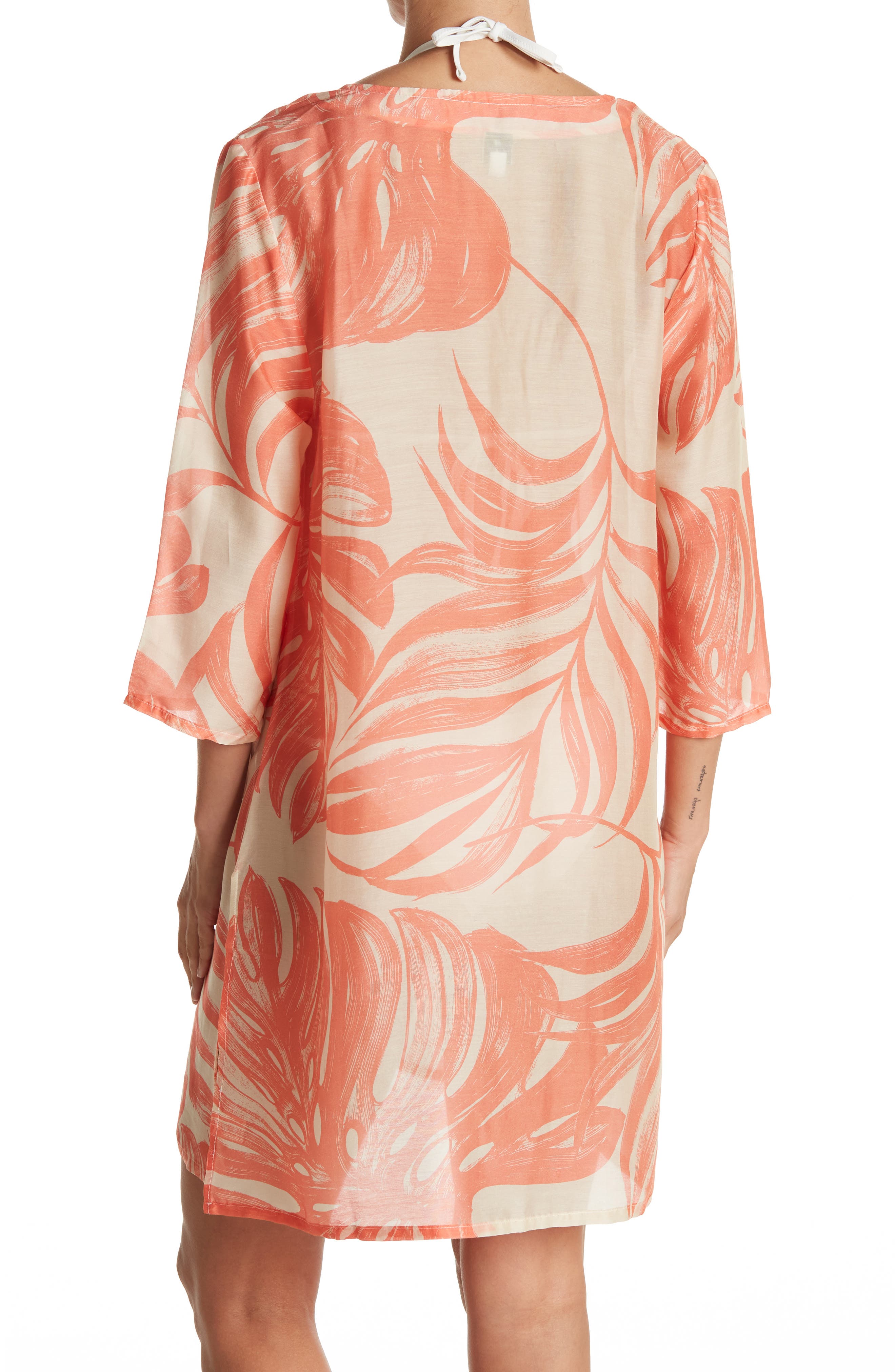 Echo Palm Leaf Cabana Caftan | Nordstromrack