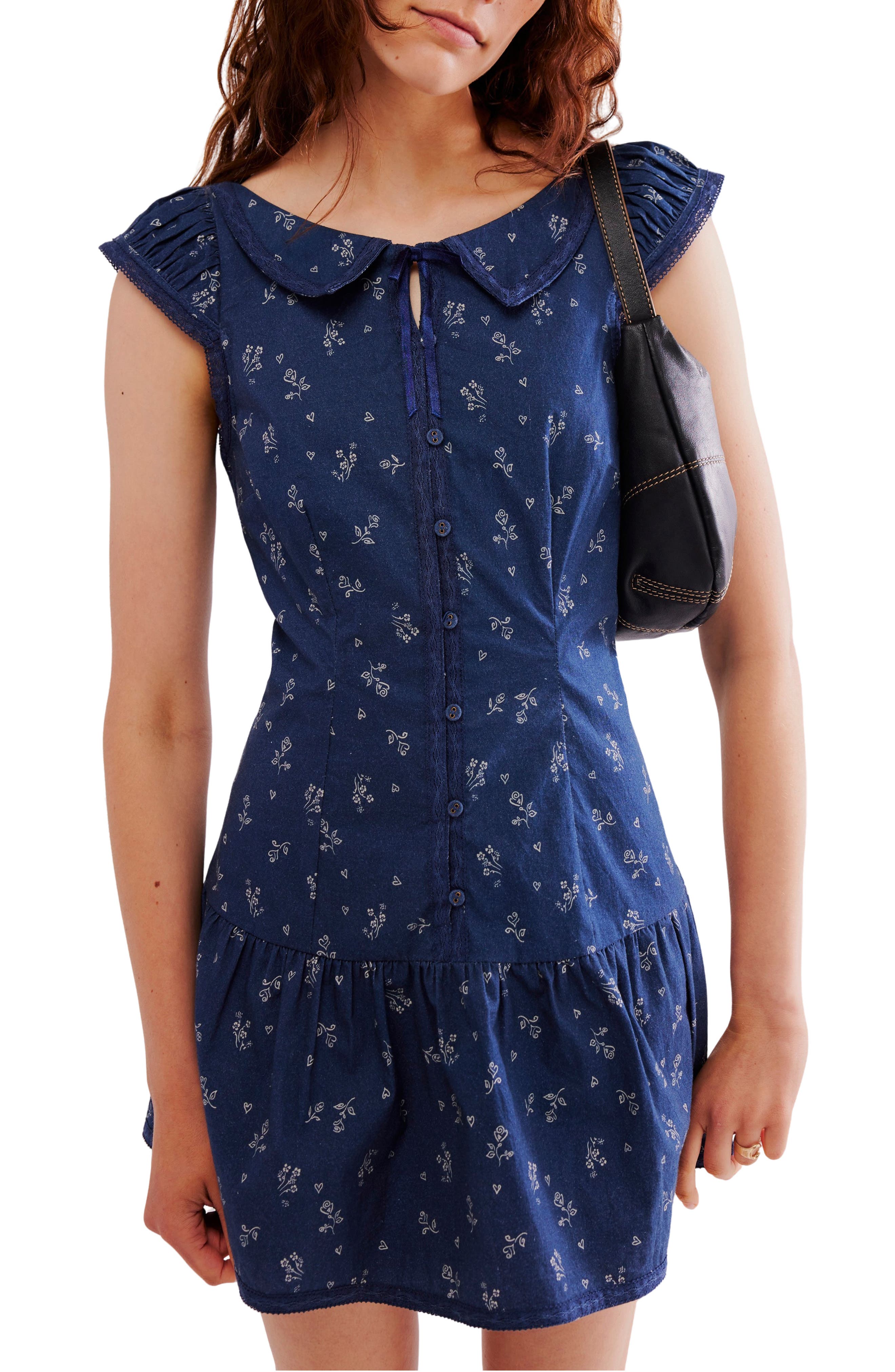 Free People Beasley Floral Minidress | Nordstromrack