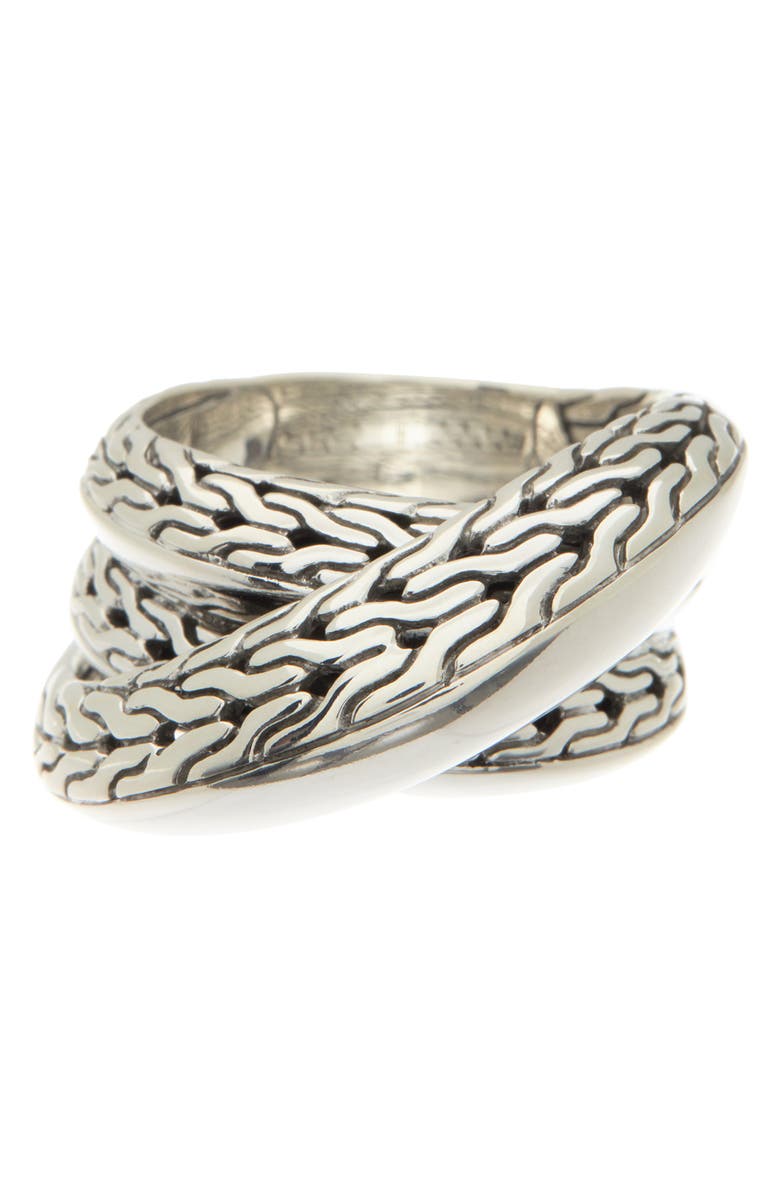 John Hardy Sterling Silver Classic Chain Wrap Ring | Nordstromrack
