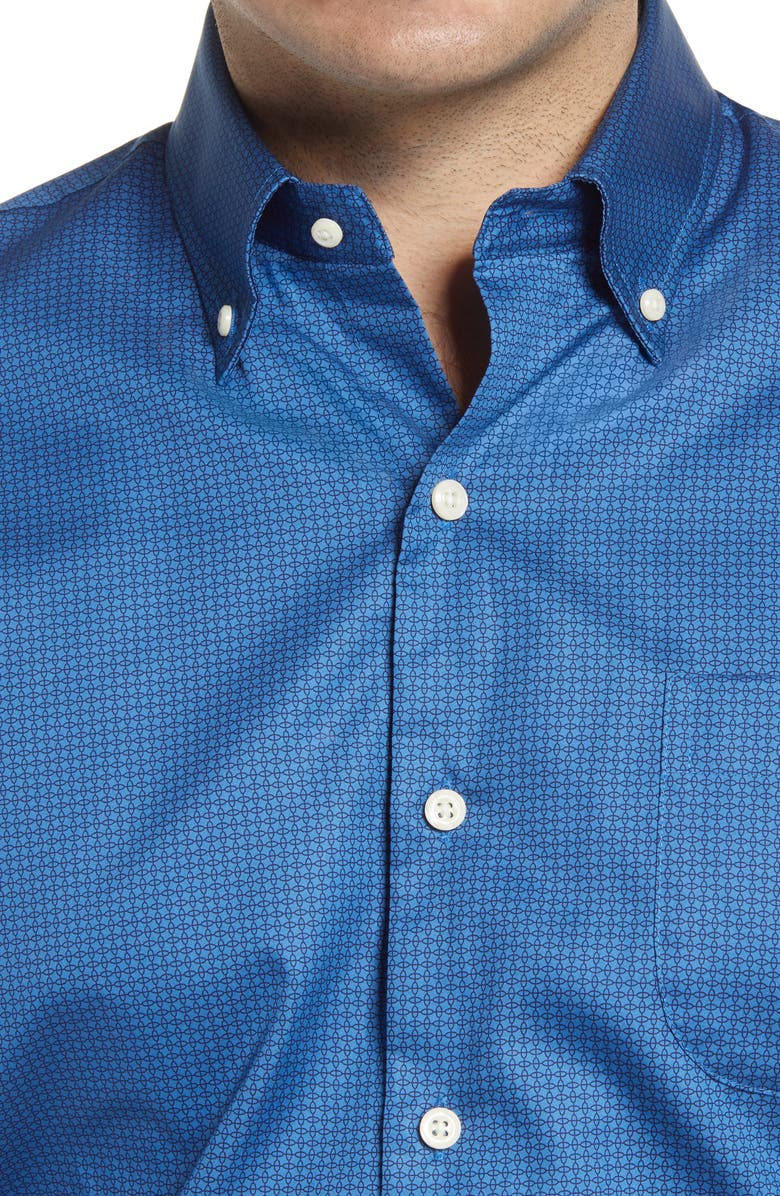 Peter Millar Norman Lake Regular Fit Micro Print Button-Down Shirt ...