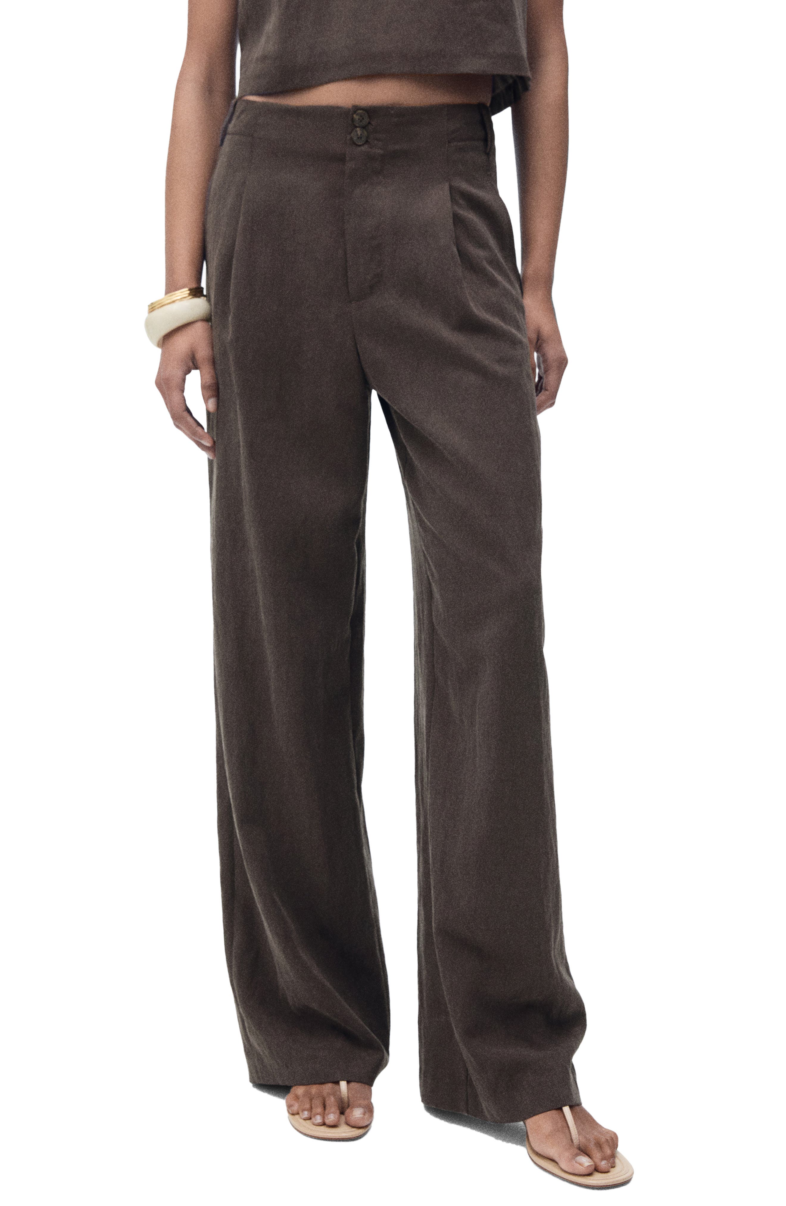 MANGO Straight Leg Pants | Nordstromrack