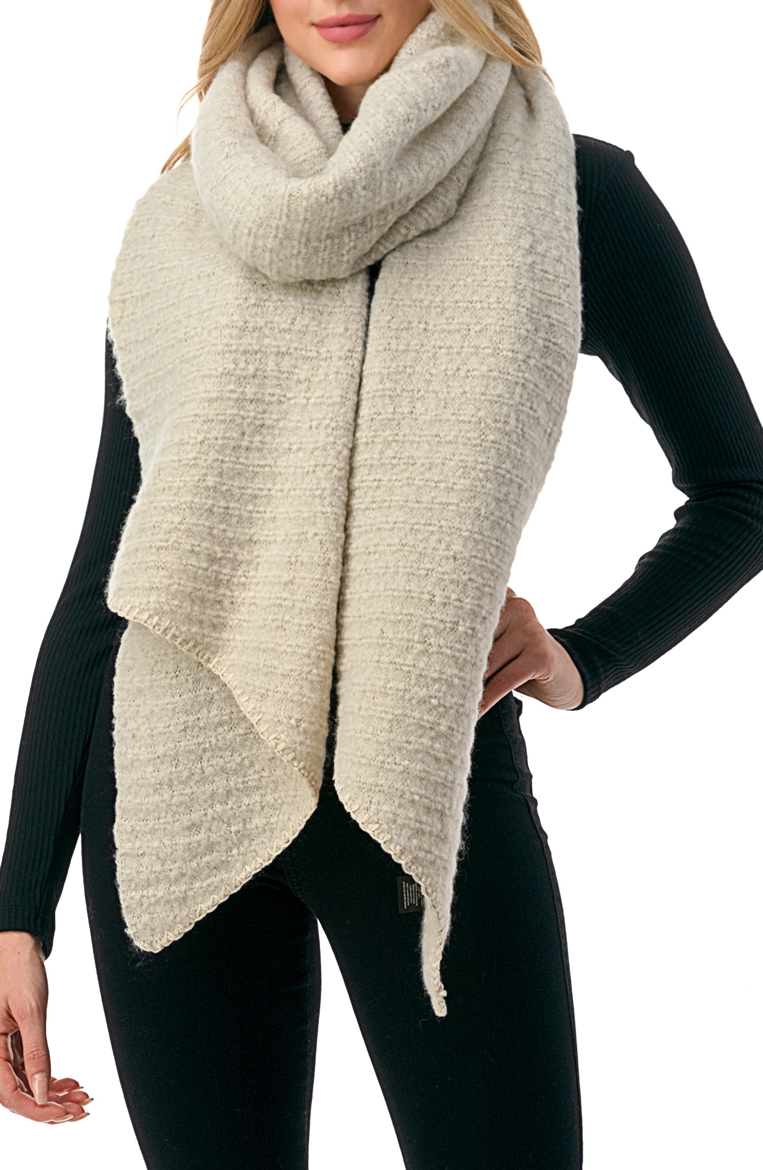 MARCUS ADLER Ultra Soft Whip Stitch Scarf (Women) | Nordstromrack