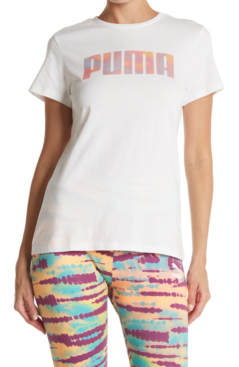 PUMA Tie Dye Logo T-Shirt | Nordstromrack