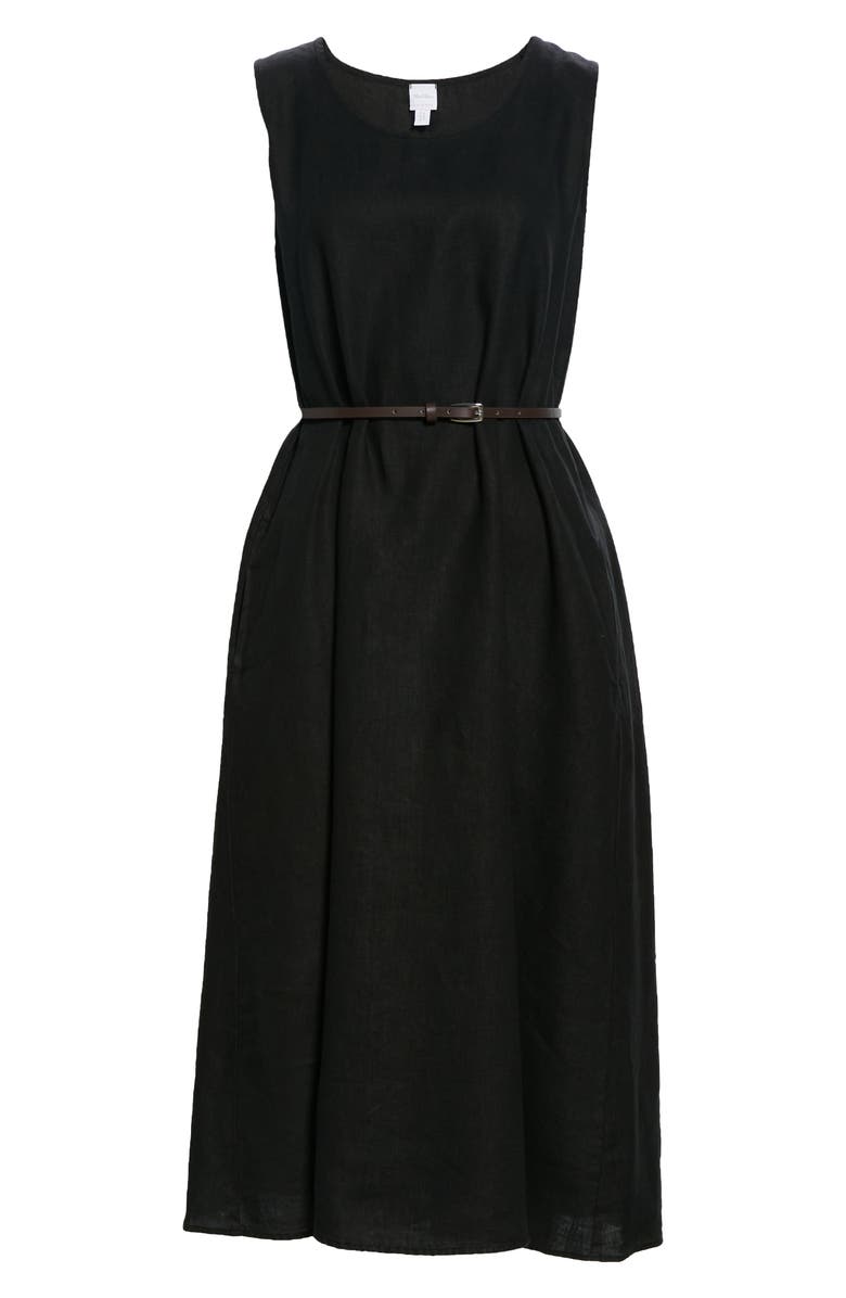 Max Mara Leisure Nettuno Belted Linen Dress | Nordstrom