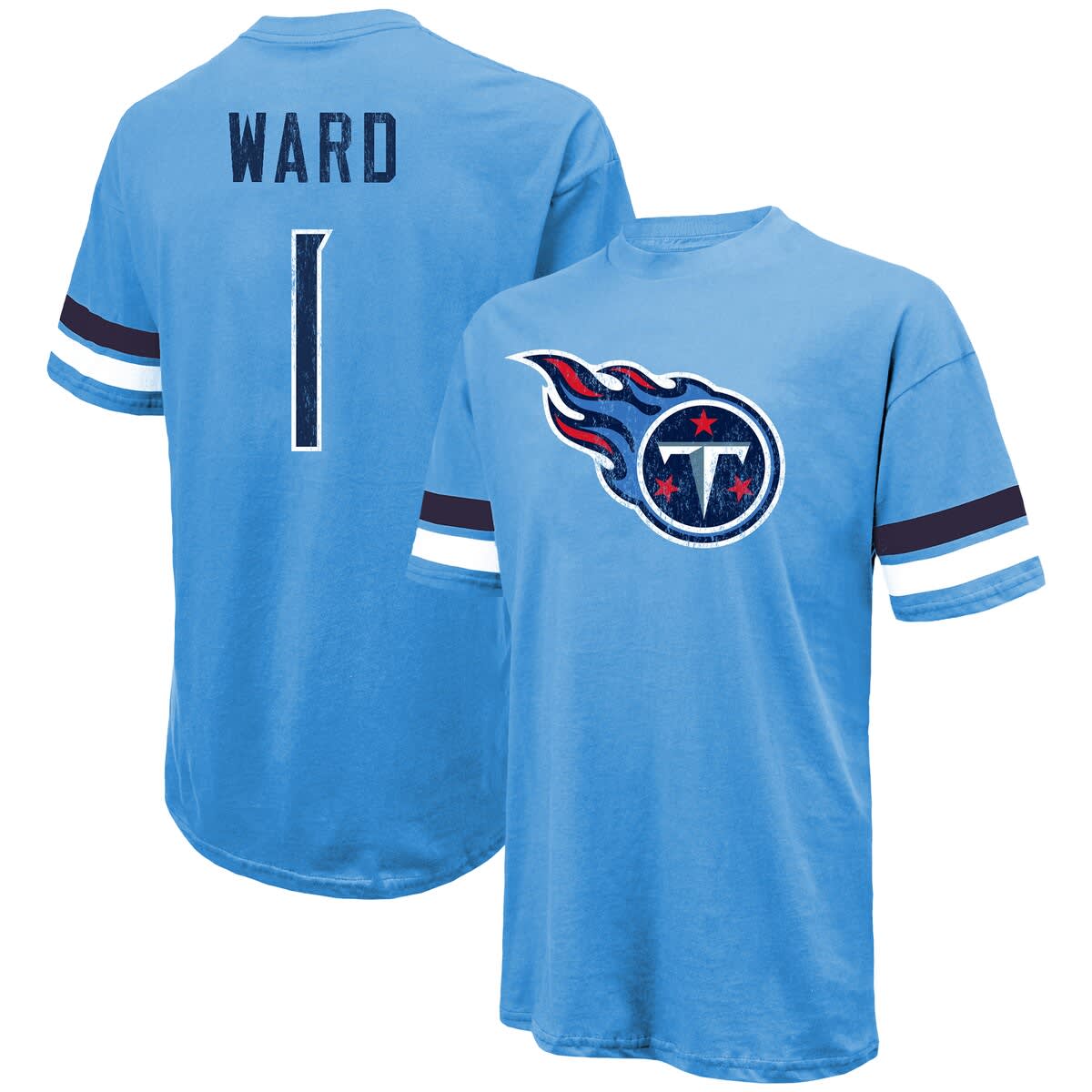 Majestic Threads Men's Majestic Threads Cam Ward Light Blue Tennessee ...